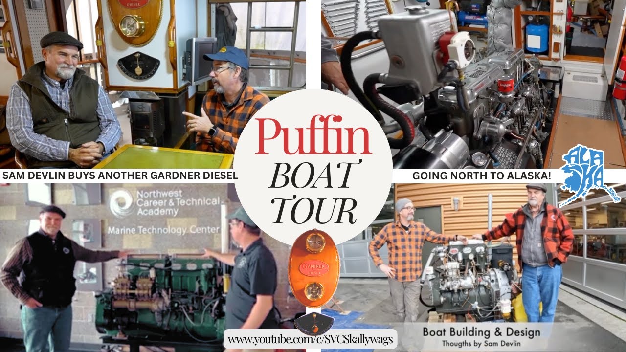 "Puffin" A Boat Tour: Sam Devlin buys another Gardner Diesel!! Going ...