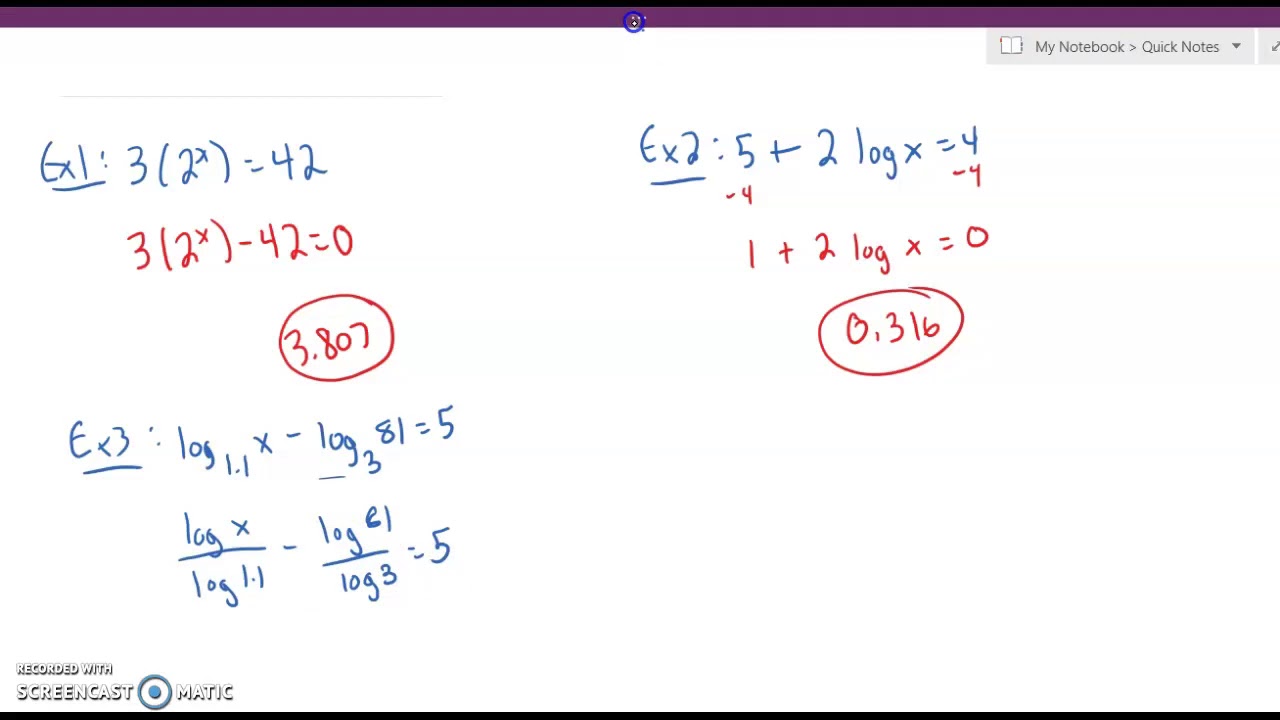 Solving Log and Exponential Equations Part 2 Calculator YouTube solving-log-and-exponential-equations-part-2-calculator-youtube
