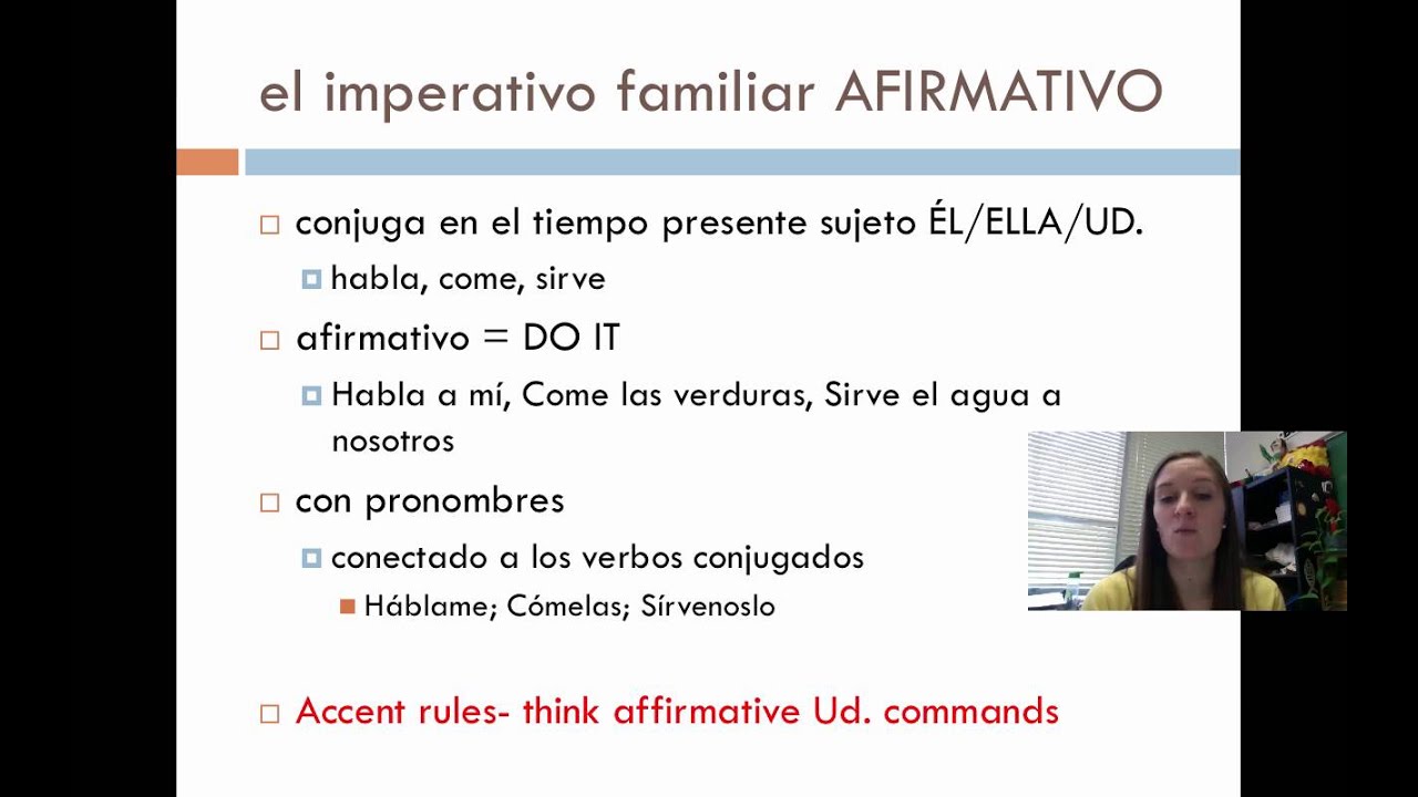 Video 15- El imperativo familiar - YouTube