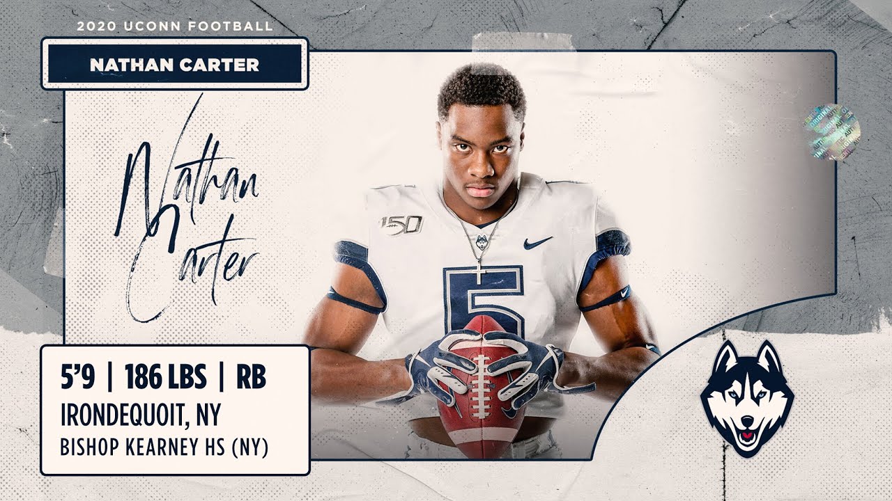 2019 UConn Football NLI - NATE CARTER - YouTube