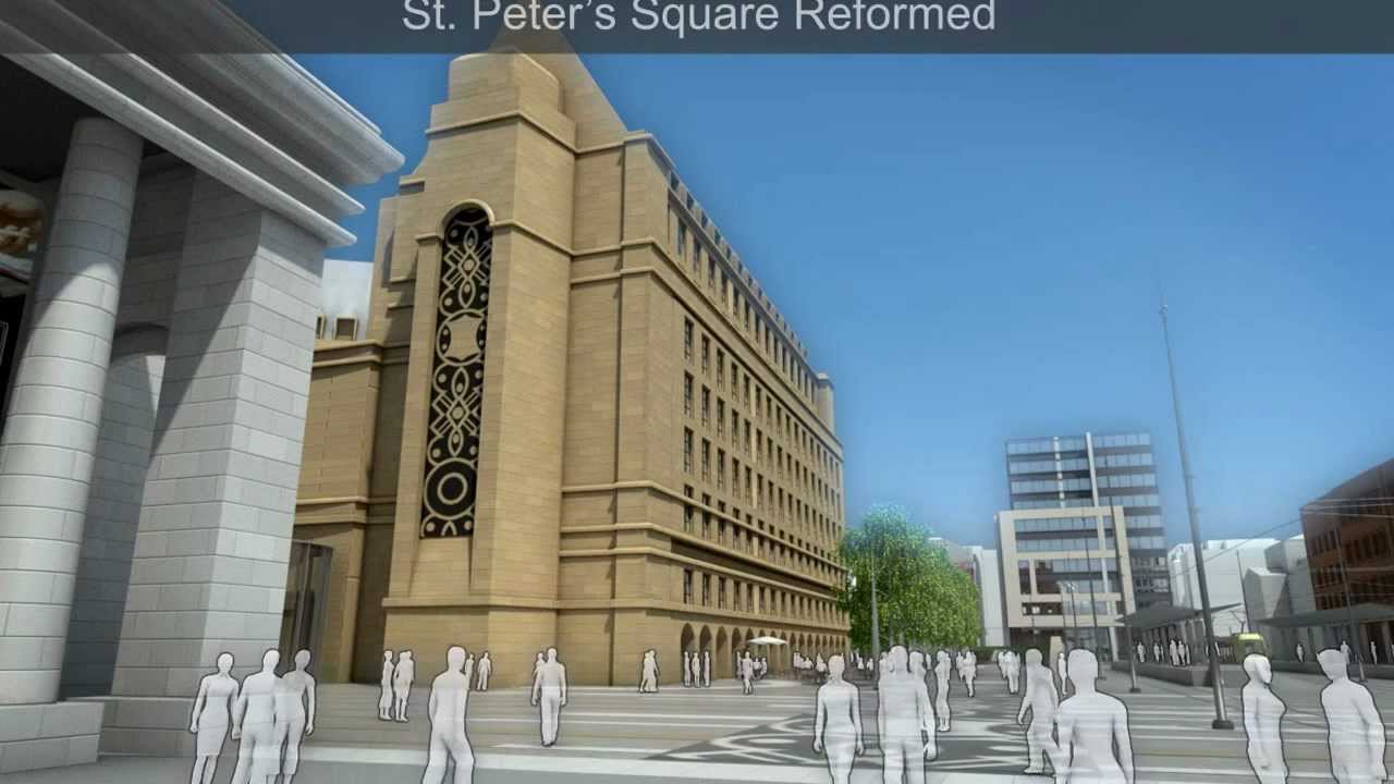 St. Peter's Square Manchester, Atkins Ltd. - YouTube