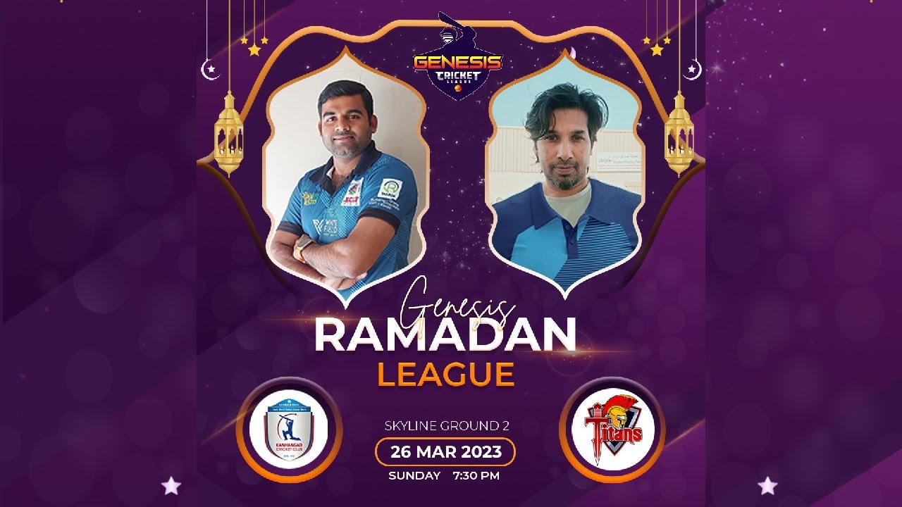 ramadan league kanhangad vs titans cc - YouTube