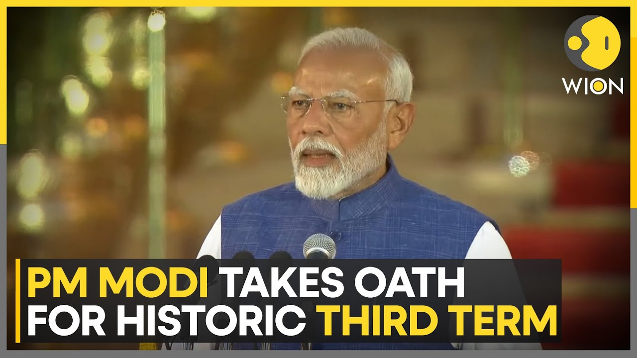 Narendra Modi takes oath, becomes India's Prime Minister for a historic ...