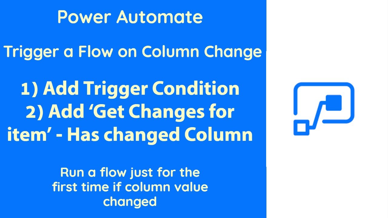 Powerautomate Trigger Flow On Column Value Condition Youtube 7358