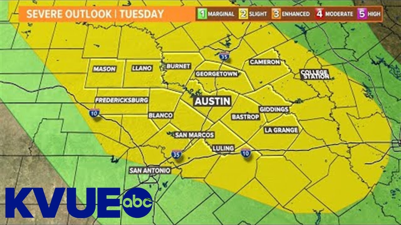 Tracking severe storms across Central Texas Tuesday | KVUE - YouTube