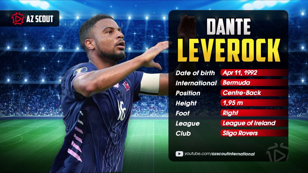 Dante Leverock Bermuda Centre-Back 2019 HD by Az Scout İnternational ...