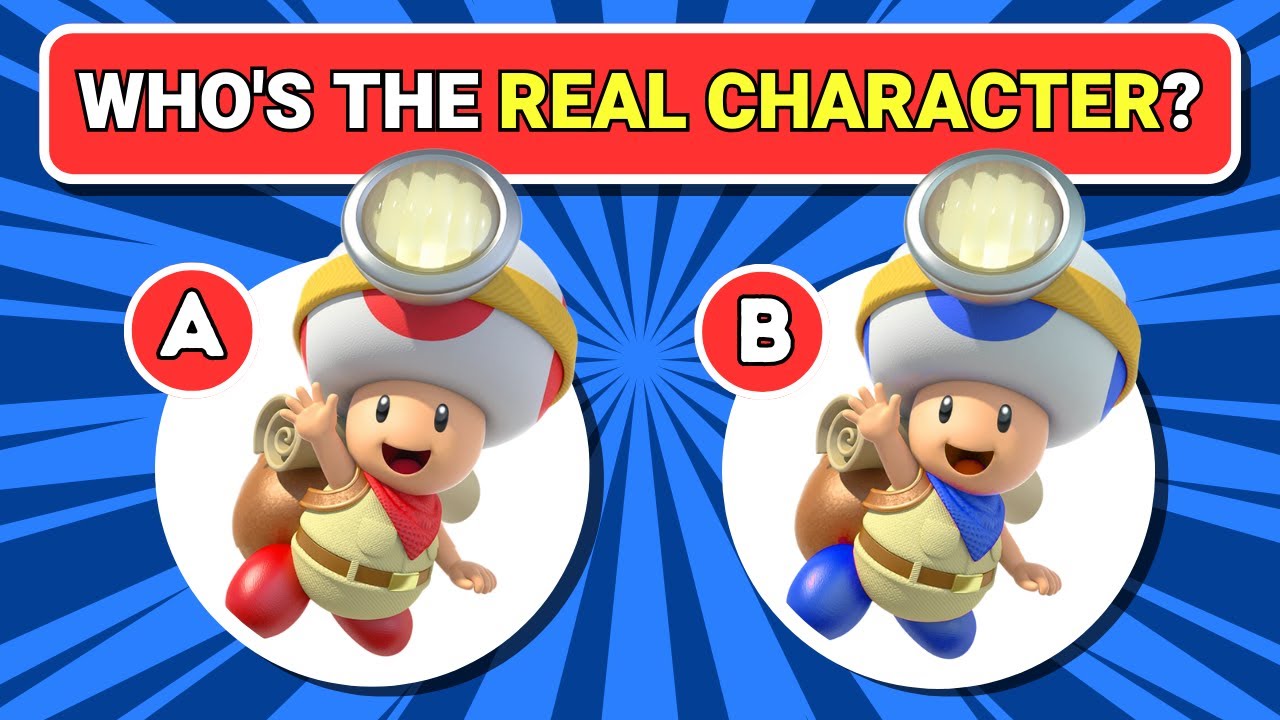 Real or Fake? Super Mario Edition: Unmask the True Characters! 🎮 - YouTube