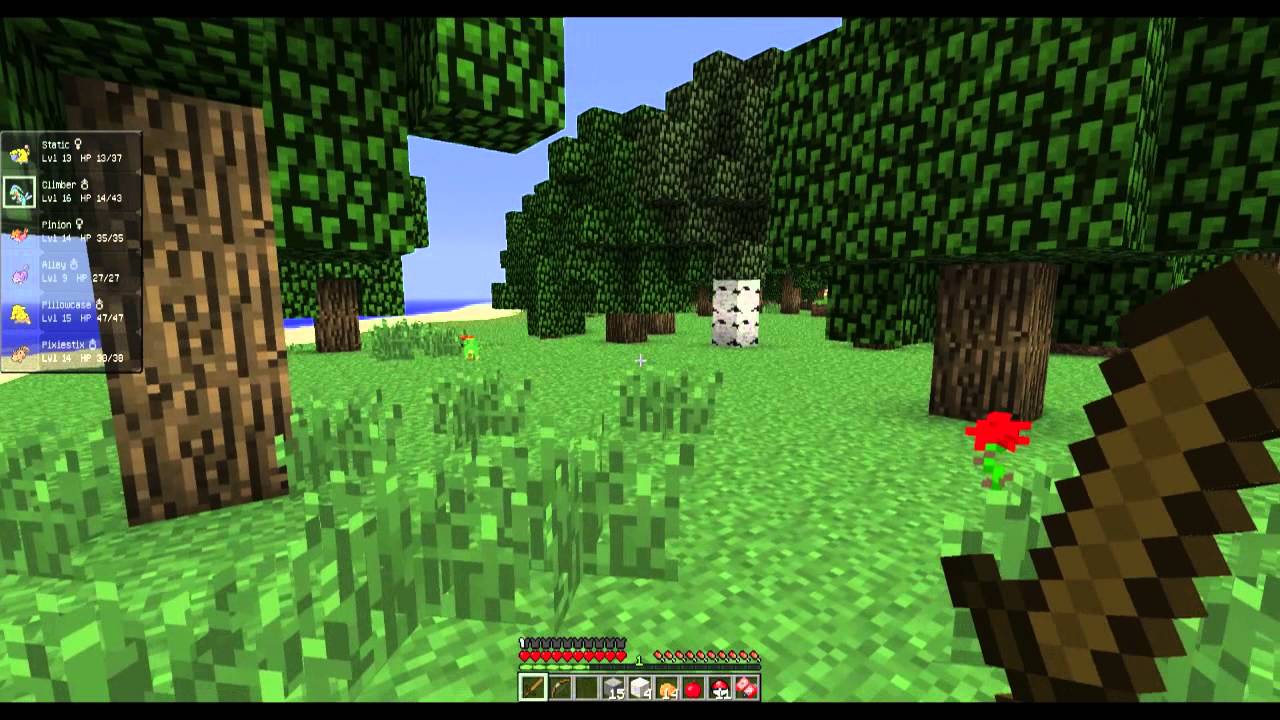 Viridian Forest - Pixelmon Kanto Adventure 04 with hojjoshMC - YouTube