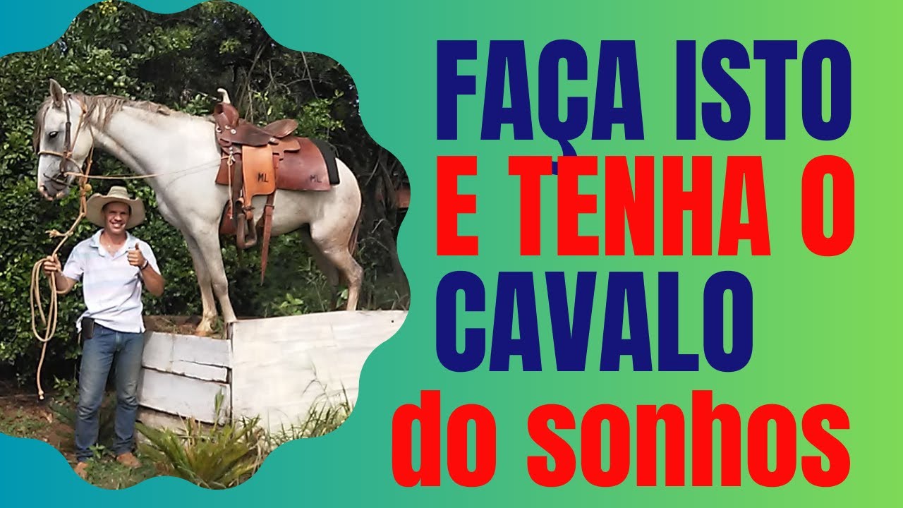 Como corregi um cavalo para ficar bom pra passeio ou lida .Este é o ...