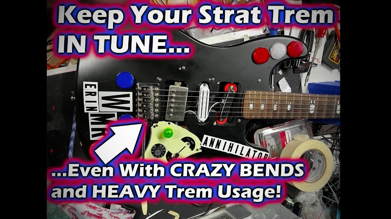 FAST & EASY Vintage Tremolo Setup - Keep Your Strat Trem IN TUNE! - YouTube