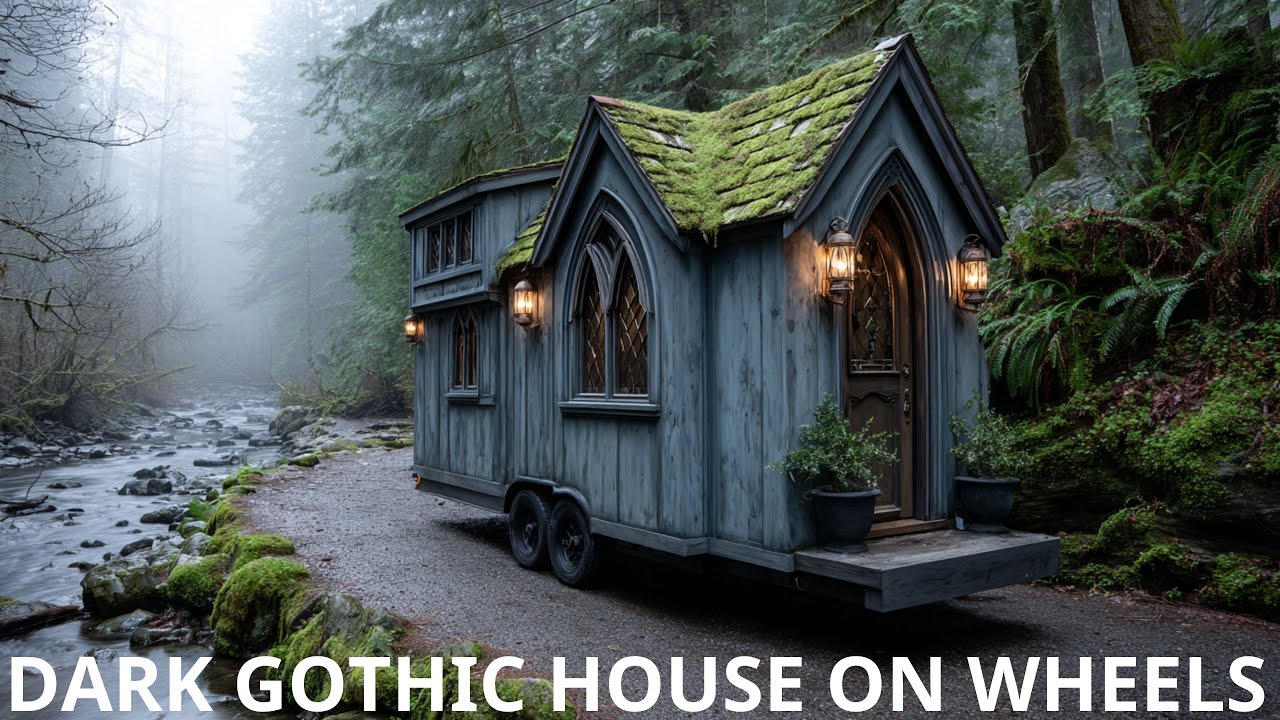 Gothic Tiny Houses on Wheels | Dreamy Dark Wood Designs Full of ...