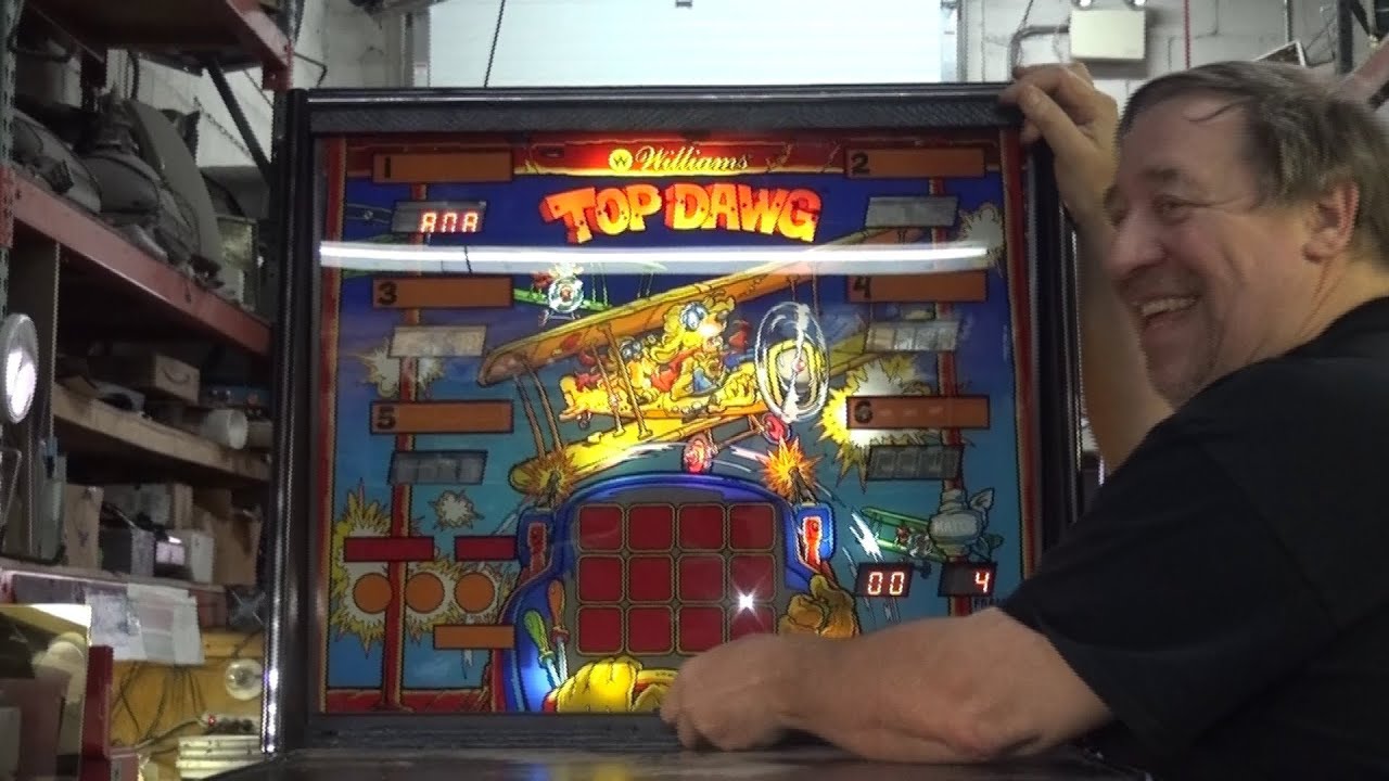 #658 Williams TOP DAWG Shuffle Bowling Alley and that hidden high score reset! TNT Amusements ...