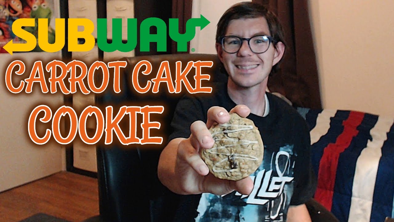 Subway Carrot Cake Cookie Review - YouTube
