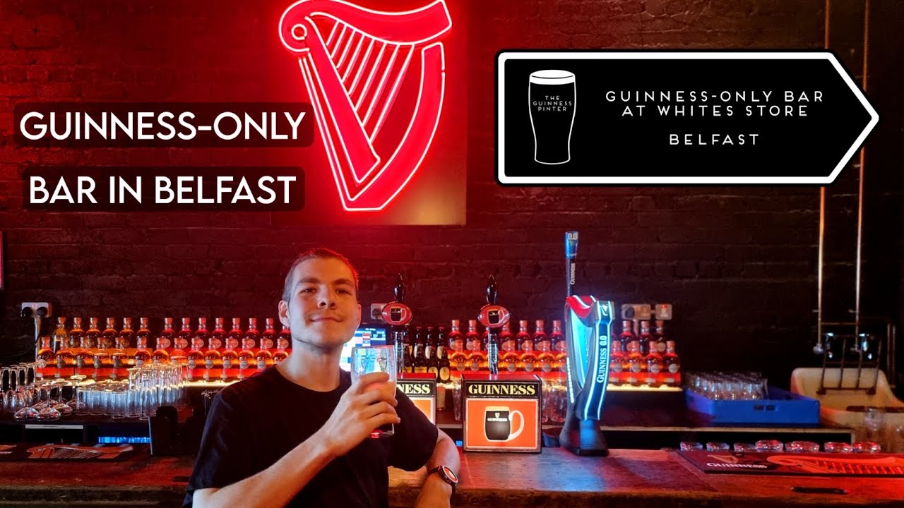 Visiting a GUINNESS-ONLY BAR In BELFAST!!! - YouTube