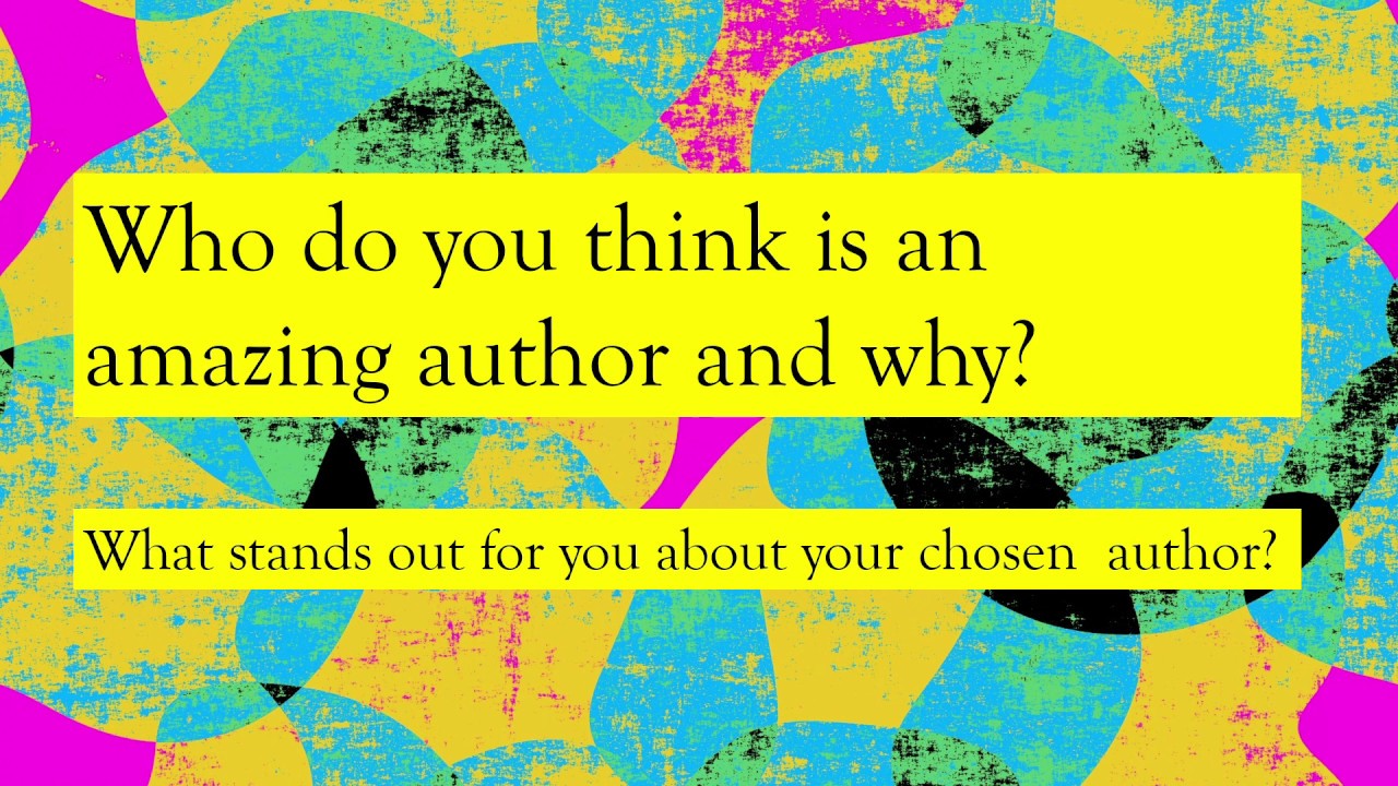 Amazing authors 1 - YouTube