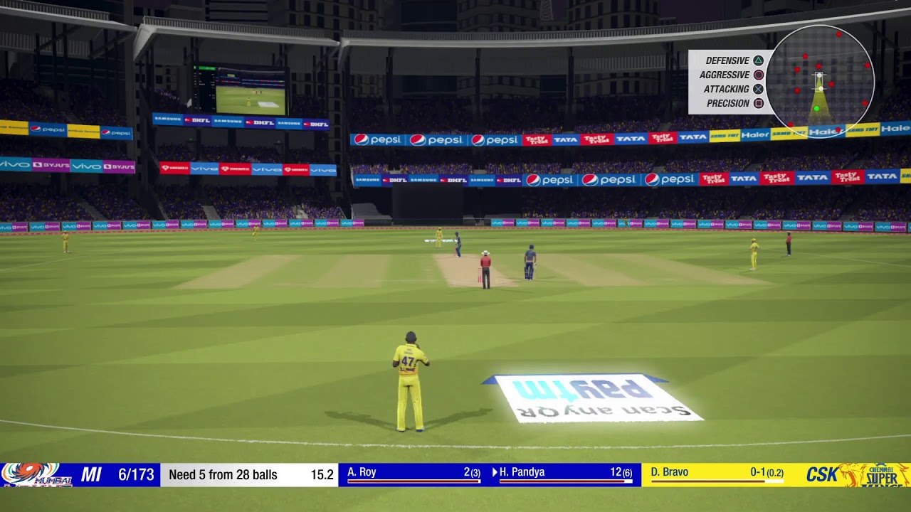 Cricket 19 IPL match 1 - YouTube