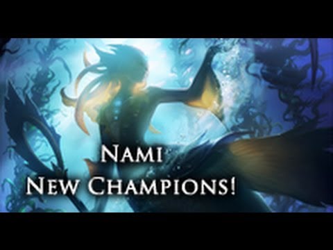 League Of Legend : Nami Champion Preview #1 (New Champion) - YouTube