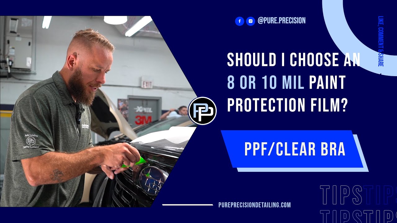 8 Mil VS 10 Mil Paint Protection Film. What is the best? - YouTube