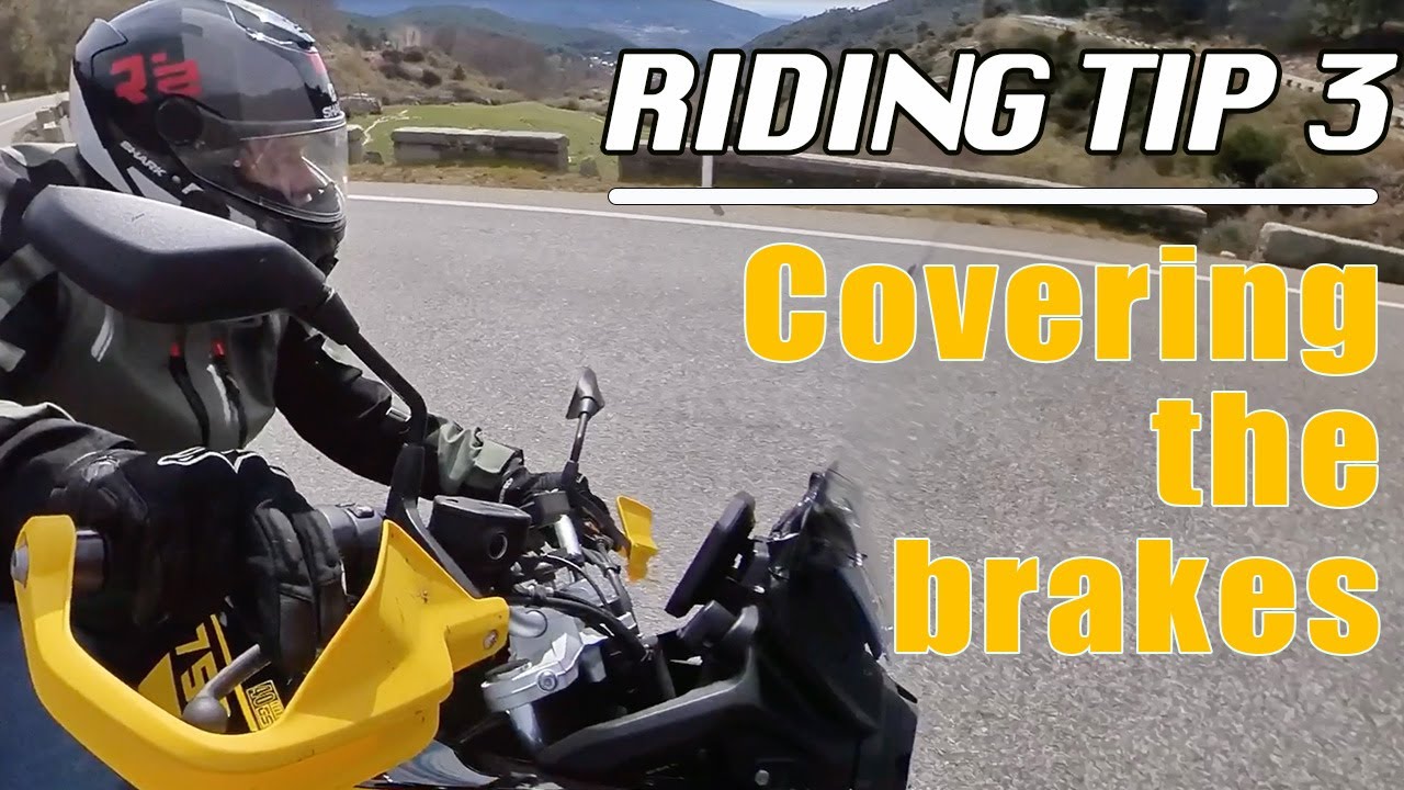 Motorcycle Riding Tip 3: Covering the brakes is a habit you should ...