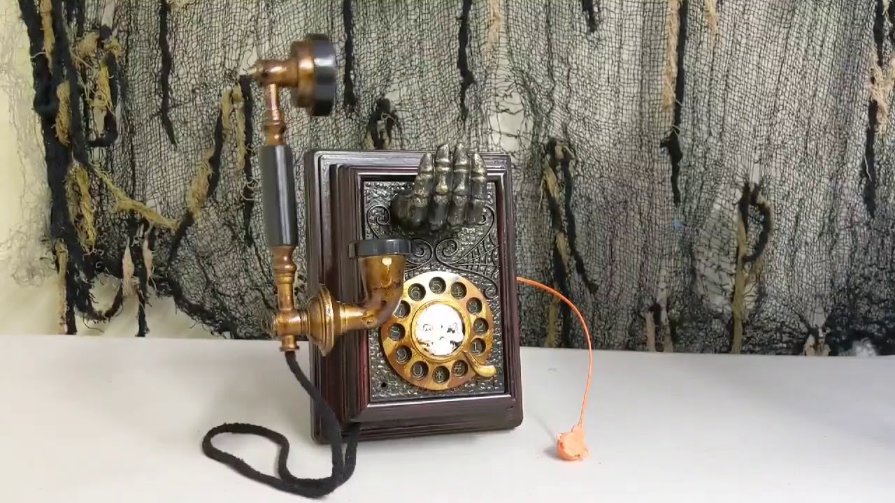 Haunted Phone Animated Halloween Prop (MP41761B) - YouTube
