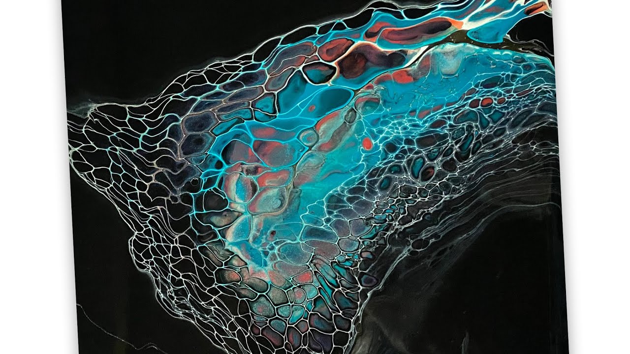 (796) Awesome Minimal Swipe Technique, Acrylic Paint Pour - YouTube