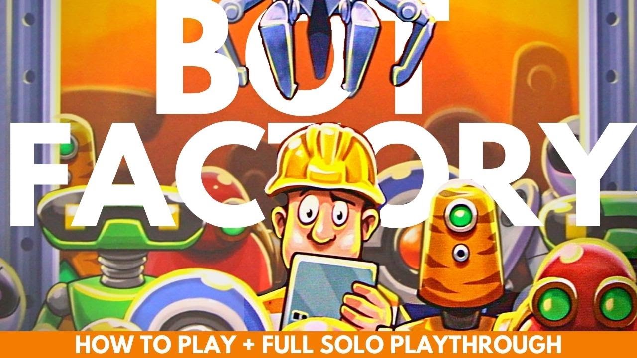 Bot Factory Board Game | How to Play | Solo Playthrough - YouTube