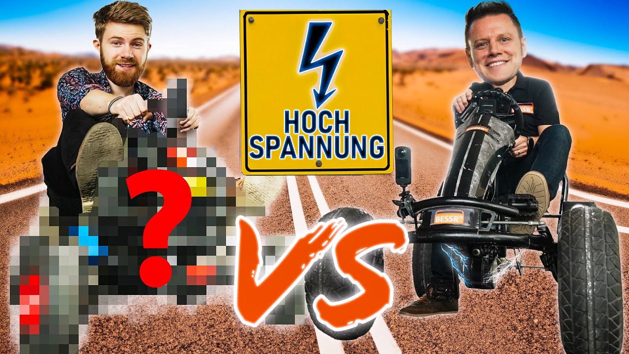 Wer macht das Rennen? Unser DIY E-Kettcar gegen @Tomary - YouTube