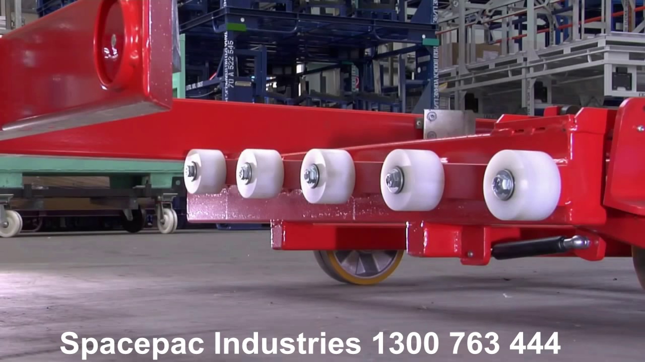 Spacepac E Frame Tugger Train System - YouTube