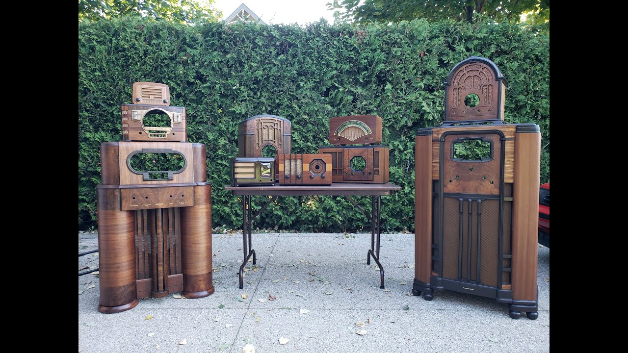 RCA 19K, Stromberg Carlson 150-L, Zenith 8H034 et al Radio Cabinet ...
