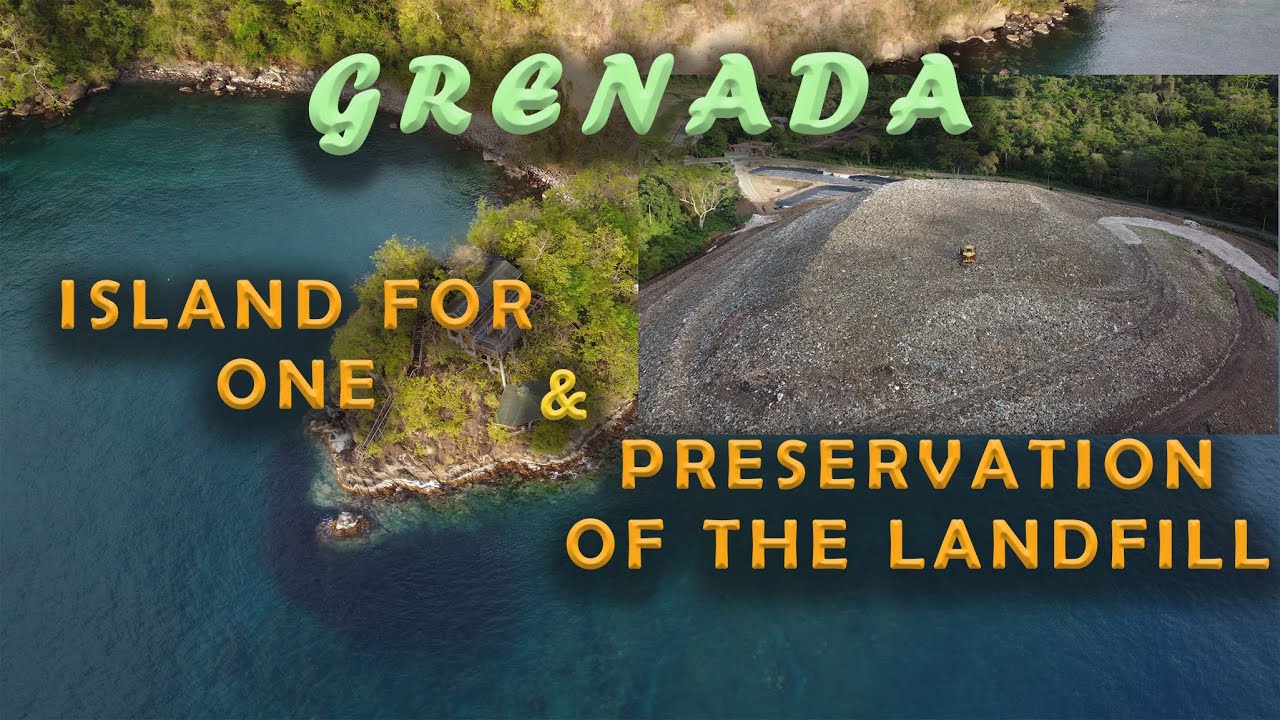 Birds Eye View of the New Perseverance Landfill and Island House - YouTube