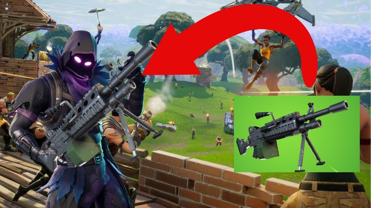 NEW LMG (FORTNITE BATTLE ROYALE) - YouTube