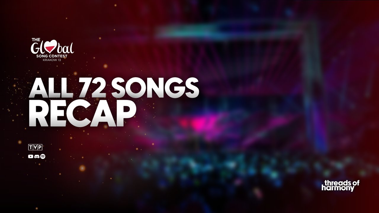 🇵🇱 RECAP: All 72 songs competing in The Global Song Contest 13 - YouTube