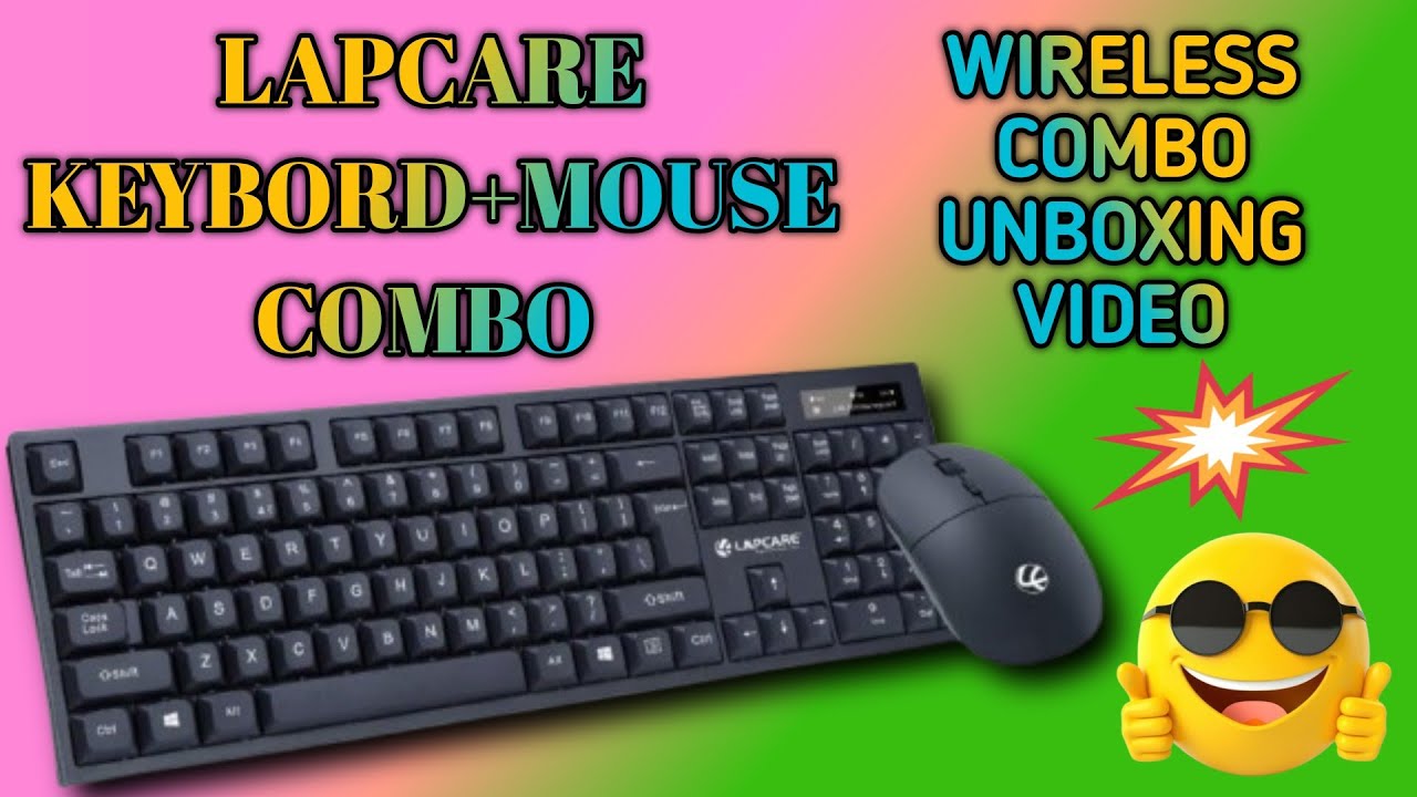 Lapcare Wireless Keyboard And Mouse Combo pack Unboxing.🤩🤩 - YouTube