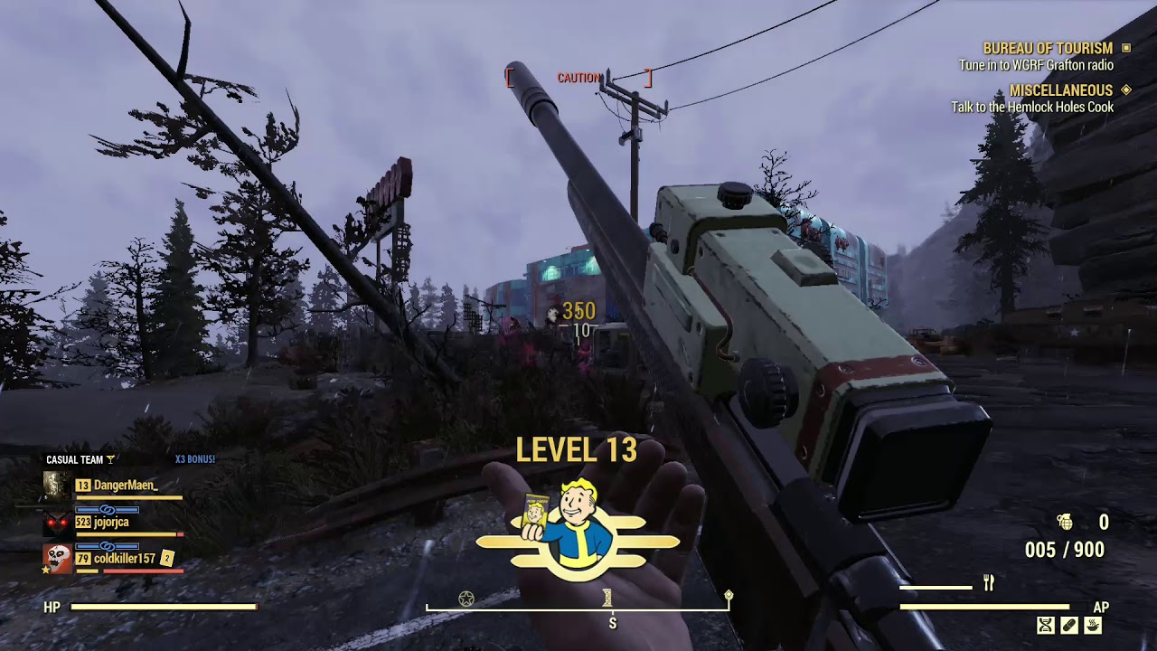 Fallout76: Leveling from level 3 to 35 in one hour - YouTube