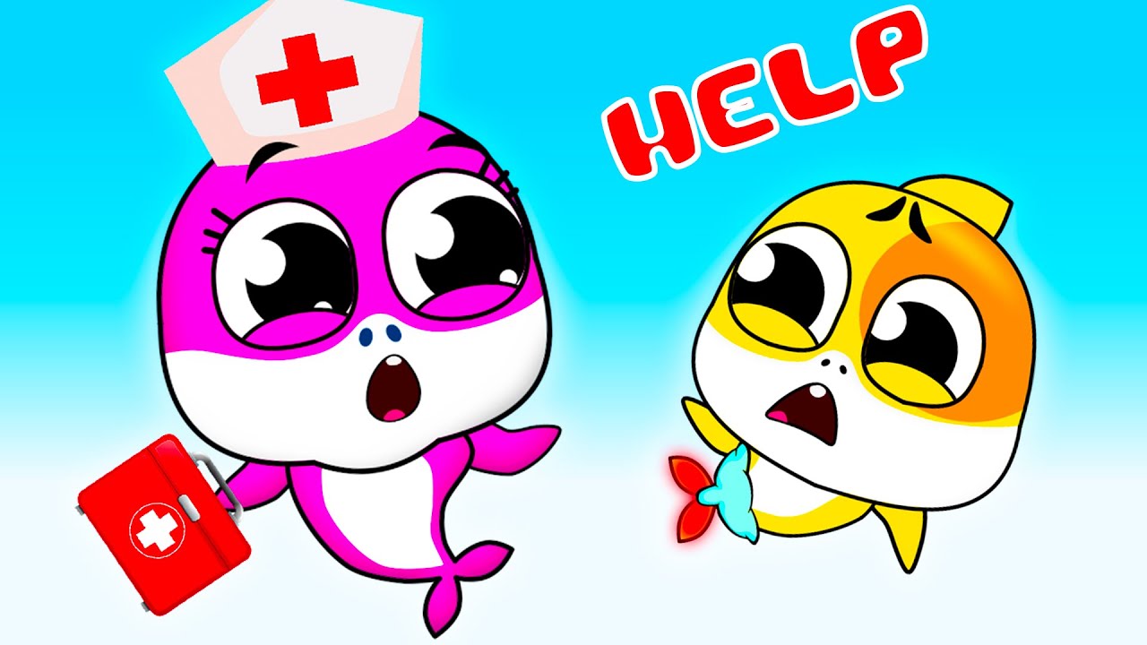 Boo boo Shark 🦈| JOJO NURSERY RHYMES KIDS SONGS - YouTube