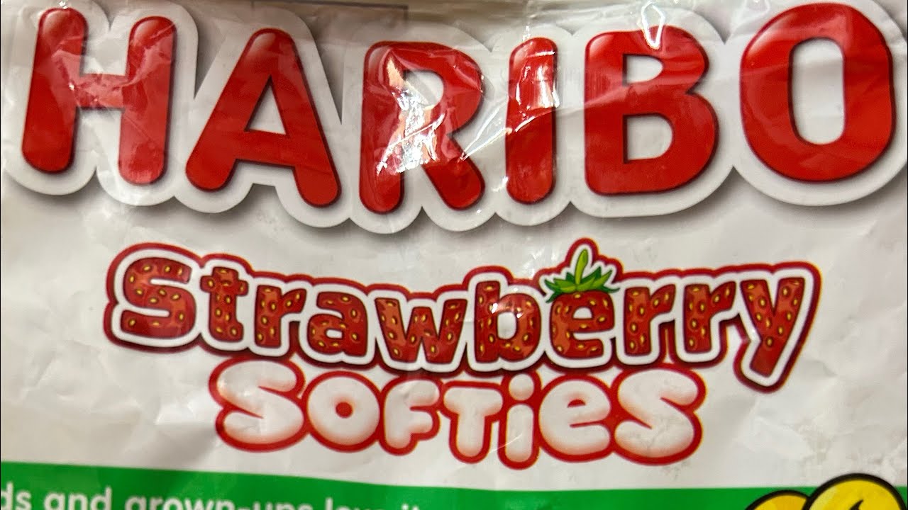 How’s the taste of HARIBO Strawberry 🍓 Softies #candy #strawberry # ...