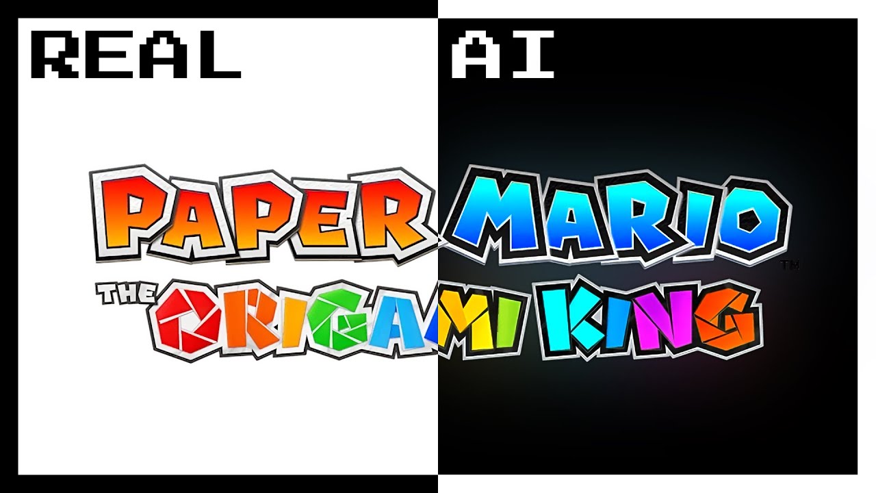 Paper Mario TOK - Origami Castle, but it's continued by AI - YouTube