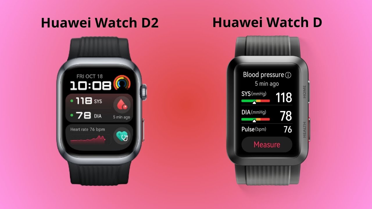 Huawei Watch D2 vs Huawei Watch D - Full Comparison - YouTube