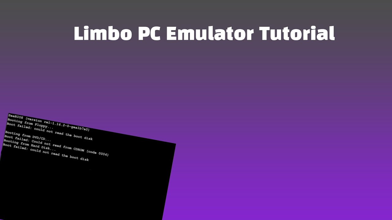 How to install and setup Limbo PC Emulator - YouTube