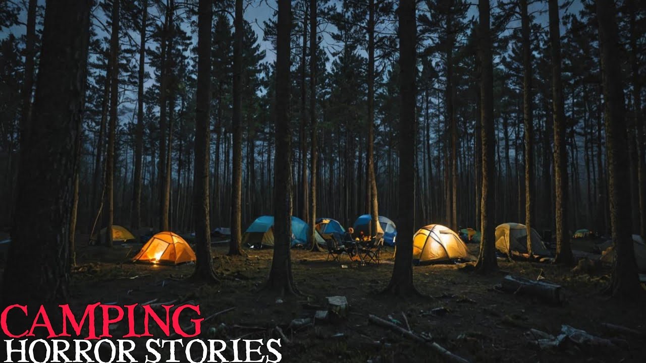 7 True Creepy Camping In The Woods Horror Storie s| With Rain Sound ...