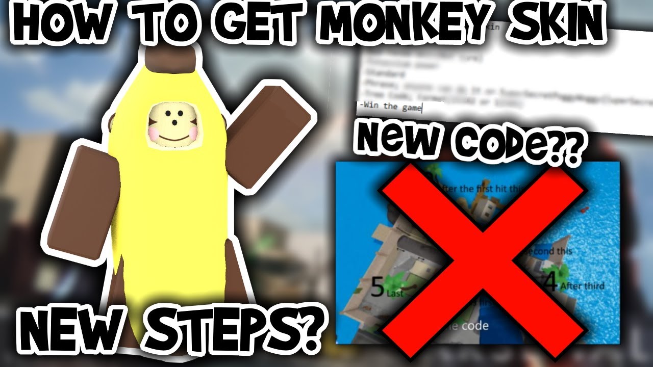 HOW TO GET NEW SECRET MONKEY SKIN | NEW CODE?? / MY THEORIES - YouTube