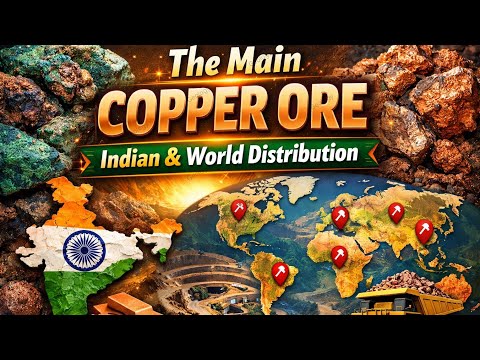 The Main copper ore: Indian And World distribution - YouTube