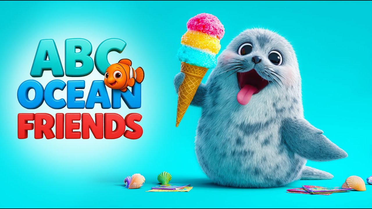 ABC Ocean Friends 🐠🌊 | Alphabet Song Underwater 🐬 Learn Letters with ...