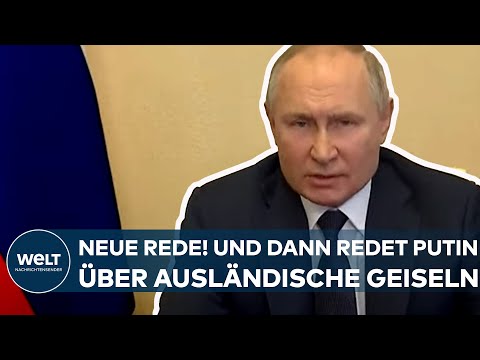WLADIMIR PUTIN: Ukraine-Krieg! Und dann spricht der russische Präsident über ausländische Geiseln