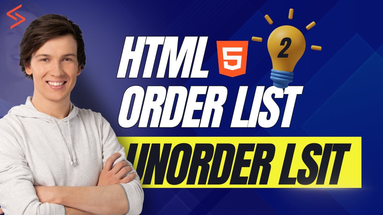 HTML tutorial: Lists order list & Unorder list | Web development | tutorial #2 - YouTube