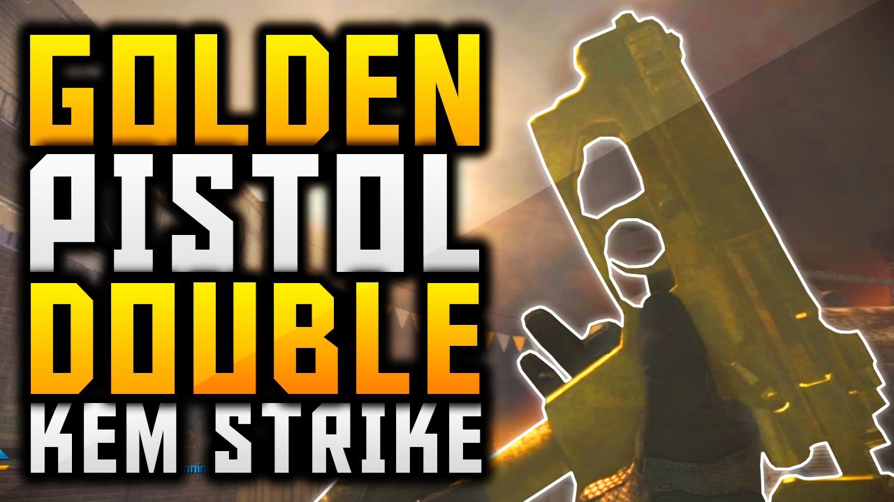 COD Ghosts: GOLD PISTOL DOUBLE KEM STRIKE! (Golden Camo PDW Pistol ...
