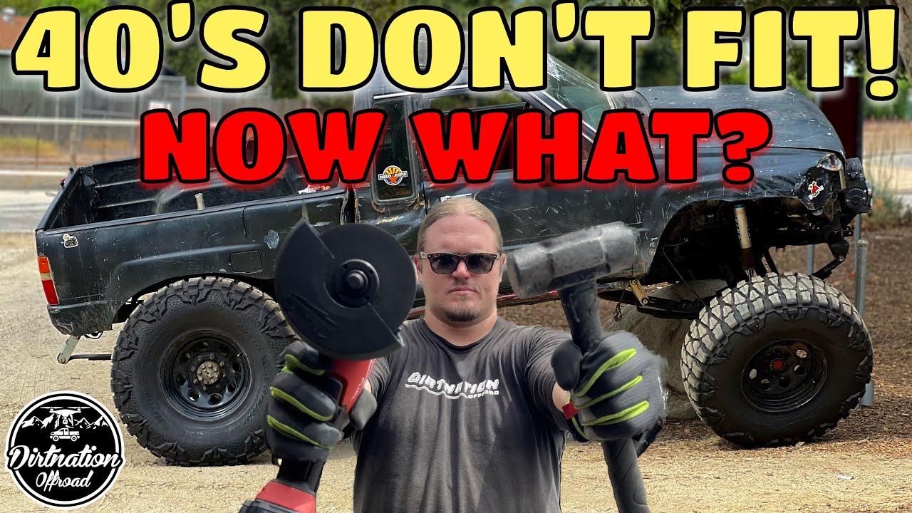 How NOT to Fit 40 Inch Tires on your Truck. - YouTube