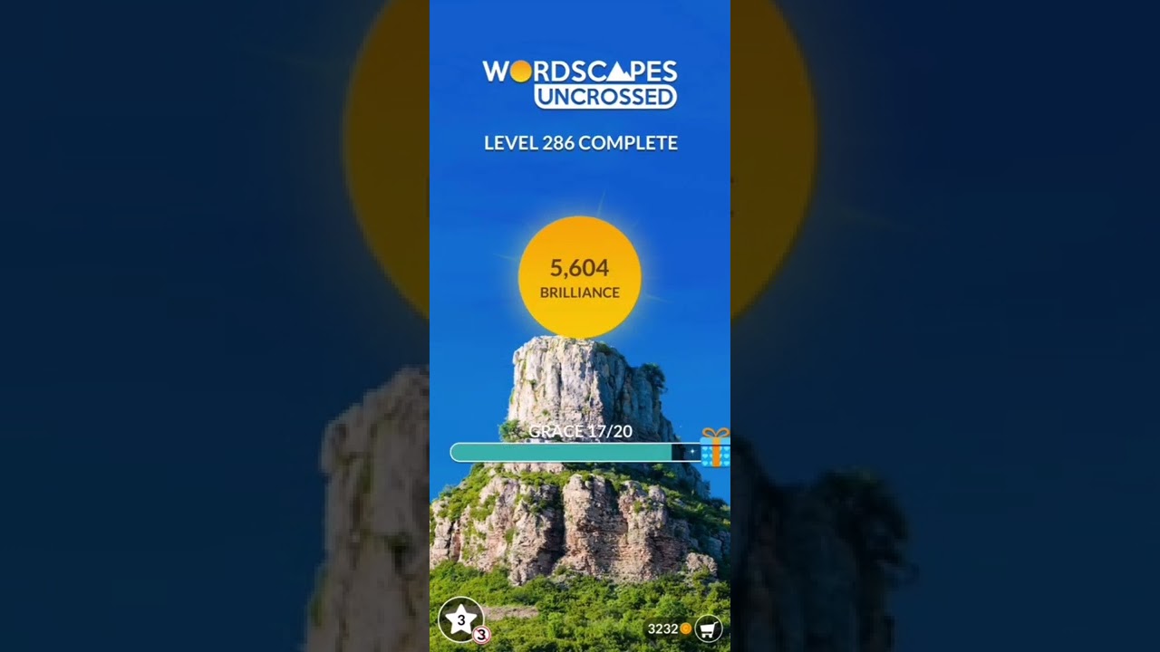 Wordscapes Uncrossed "GRACE" levels 285 to 288 - YouTube