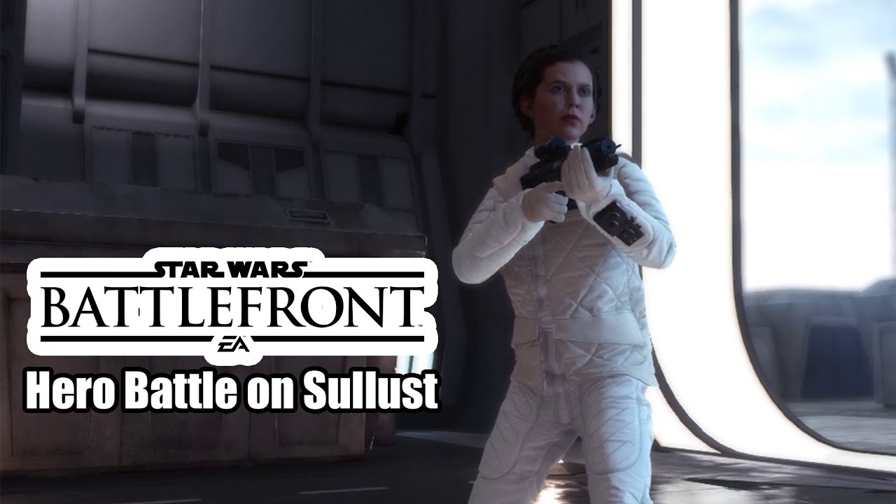 Princess Leia Battles on Sullust (STAR WARS: Battlefront) - YouTube