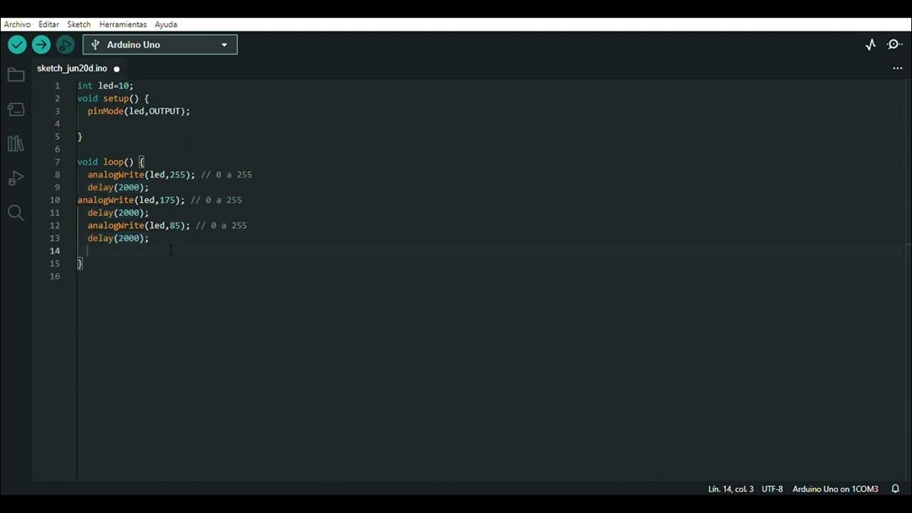 Modulación de Ancho de Pulso(PWD); Arduino. - YouTube